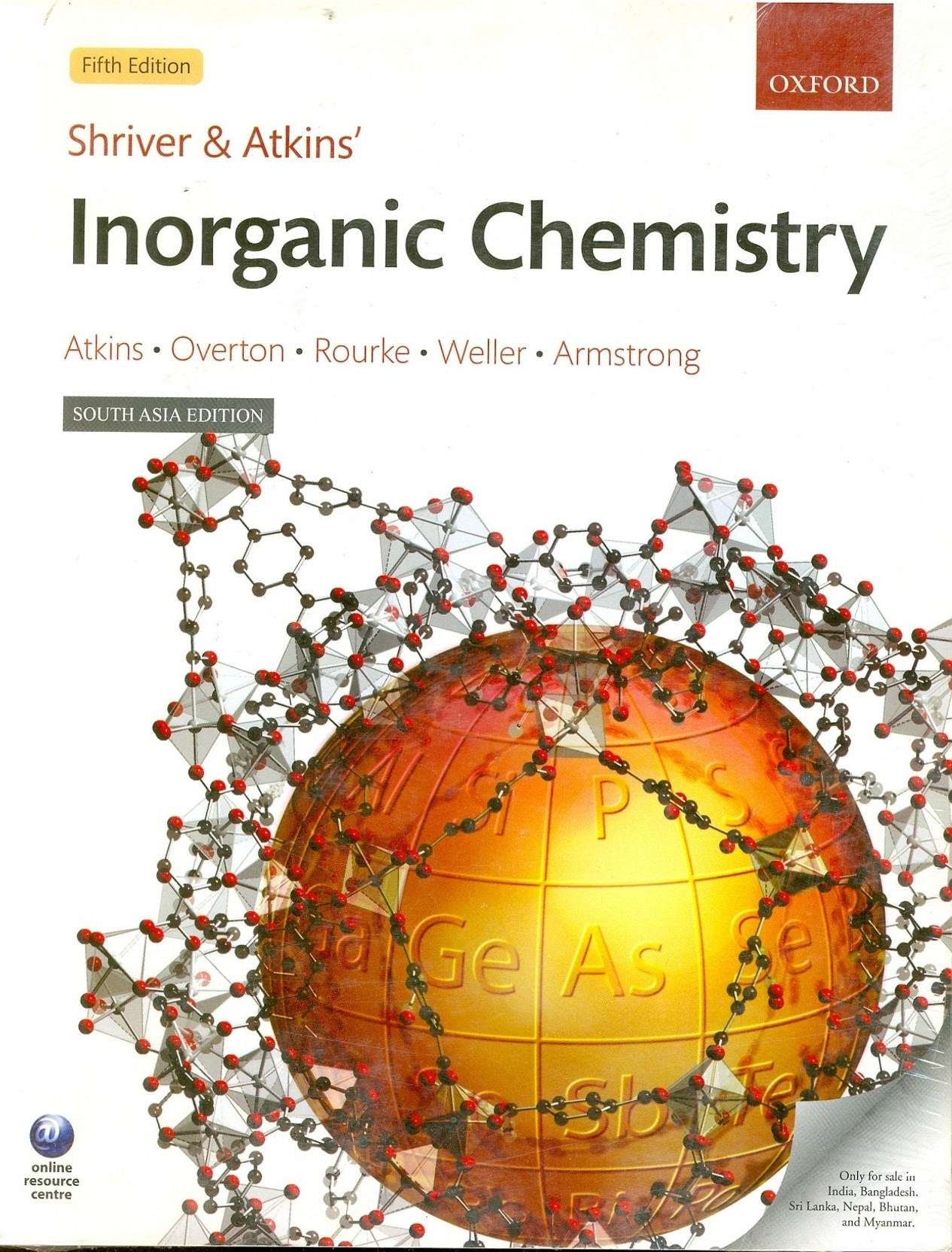 INORGANIC CHEMISTRY, 5/E 5th Edition - Buy INORGANIC CHEMISTRY, 5/E 5th Edition by Atkins, Peter ...