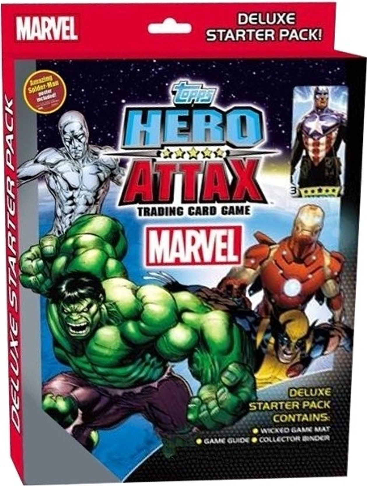 Topps Marvel Hero Attax Deluxe Starter Pack - Marvel Hero Attax Deluxe ...