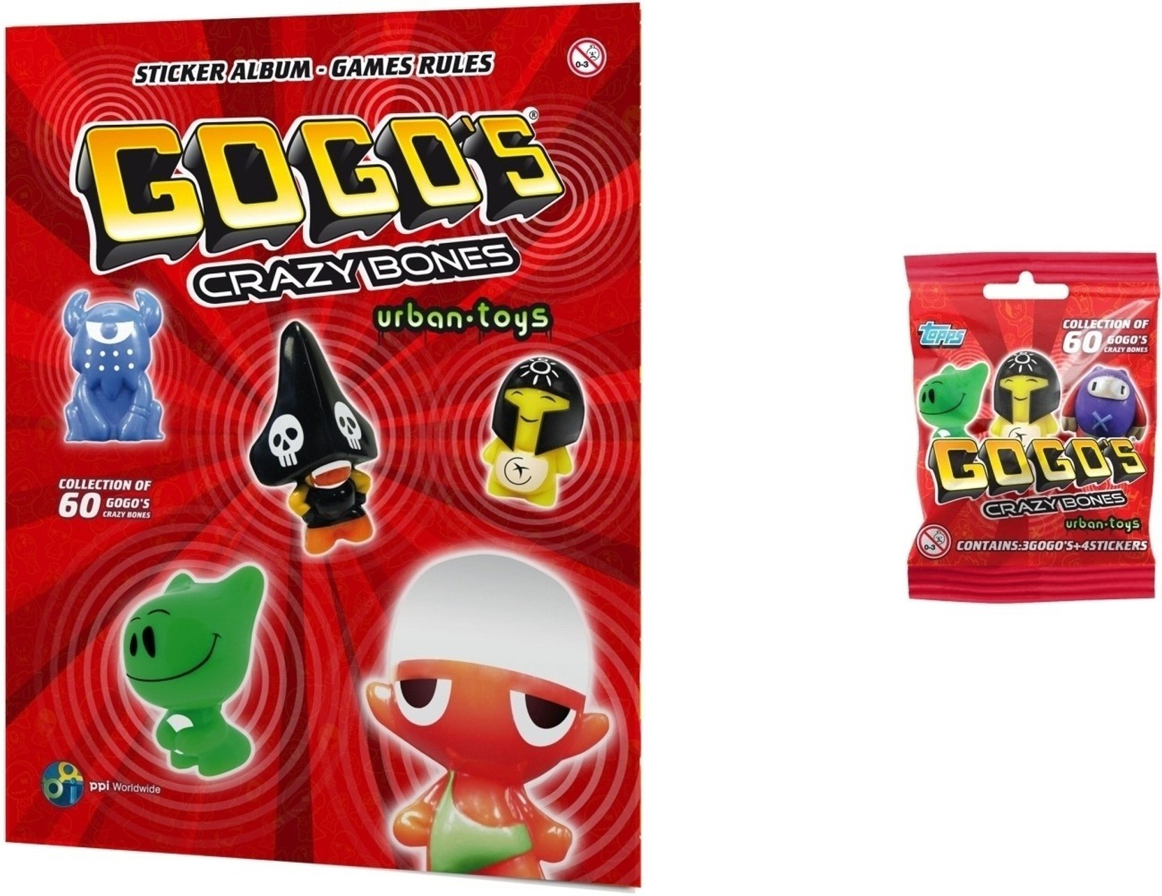 Topps Gogos Crazy Bones Bag - Gogos Crazy Bones Bag . shop for Topps ...