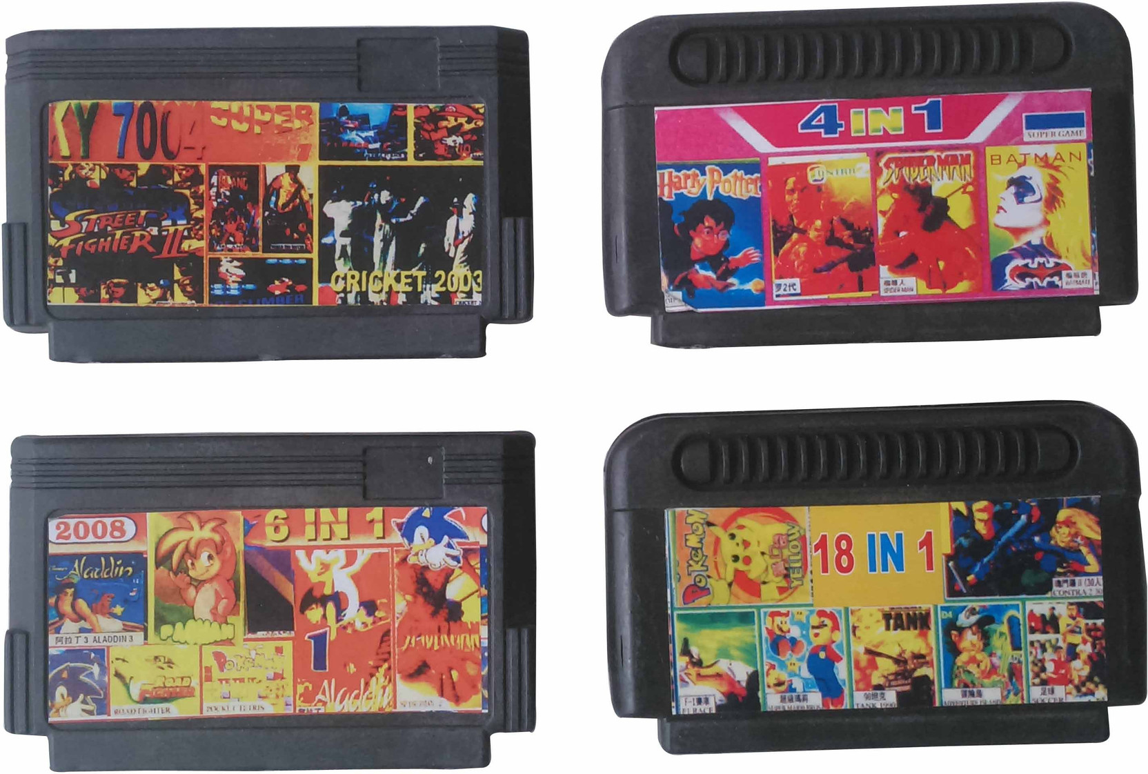 Ptcmart 8 Bit Video Games Cassette Gaming Accessory Kit Ptcmart