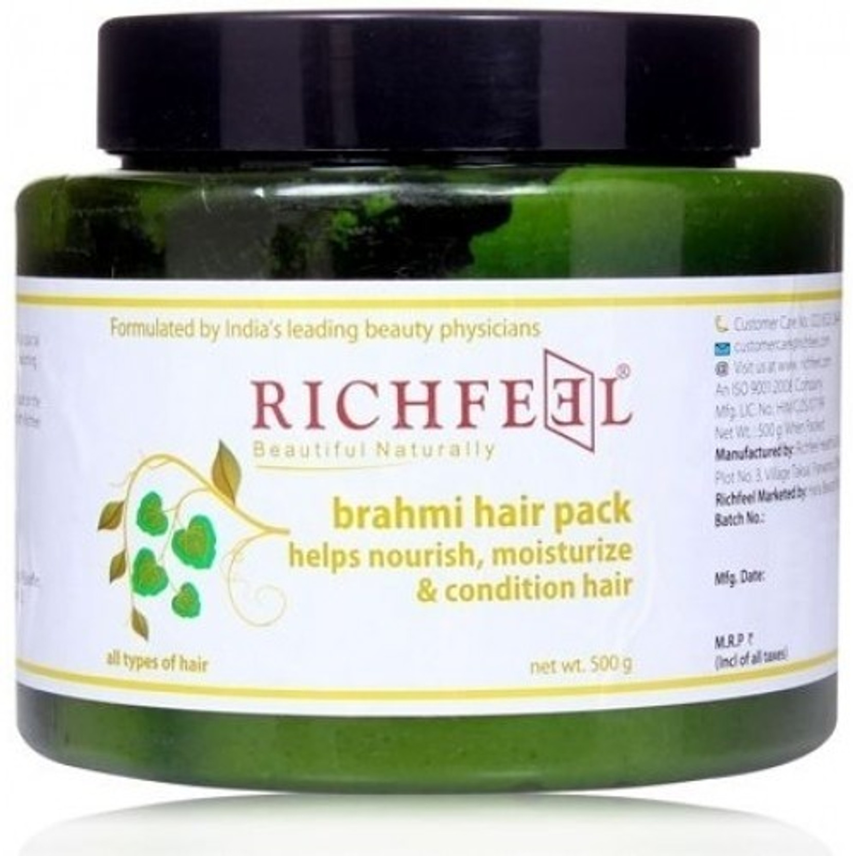 Richfeel Brahmi Hair Pack - Price in India, Buy Richfeel Brahmi Hair ...