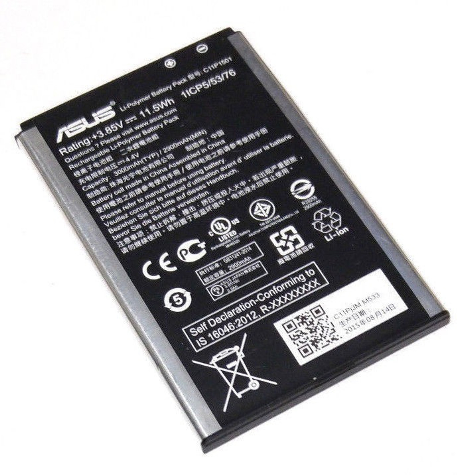 Asus Battery - C11P1501 ASUS Zenfone 2 Laser, ZE601KL, ZE550KL, ZD551KL ...