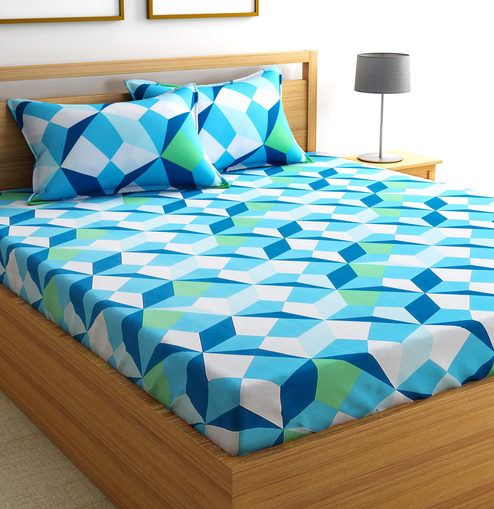 Flipkart SmartBuy Cotton Geometric Double Bedsheet Buy Flipkart flipkart-smartbuy-cotton-geometric-double-bedsheet-buy-flipkart