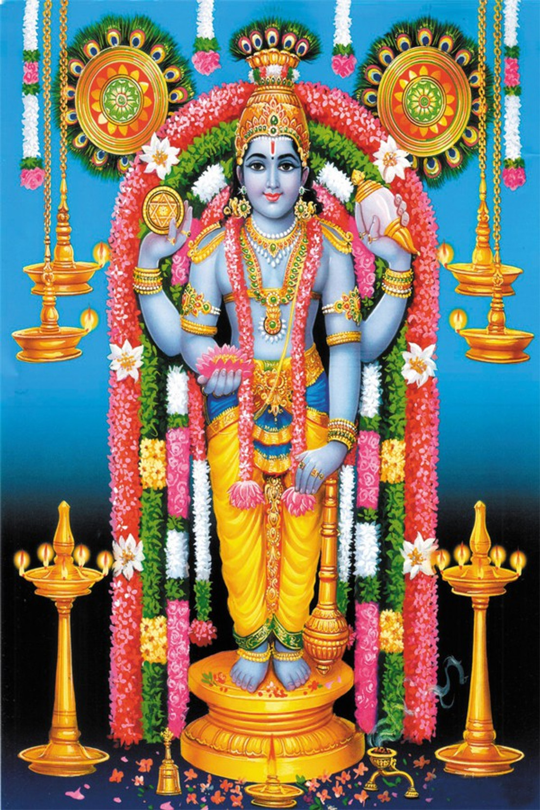 BikriKendra god guruvayurappan gokula krishnan Poster Paper Print - Religious posters in India ...