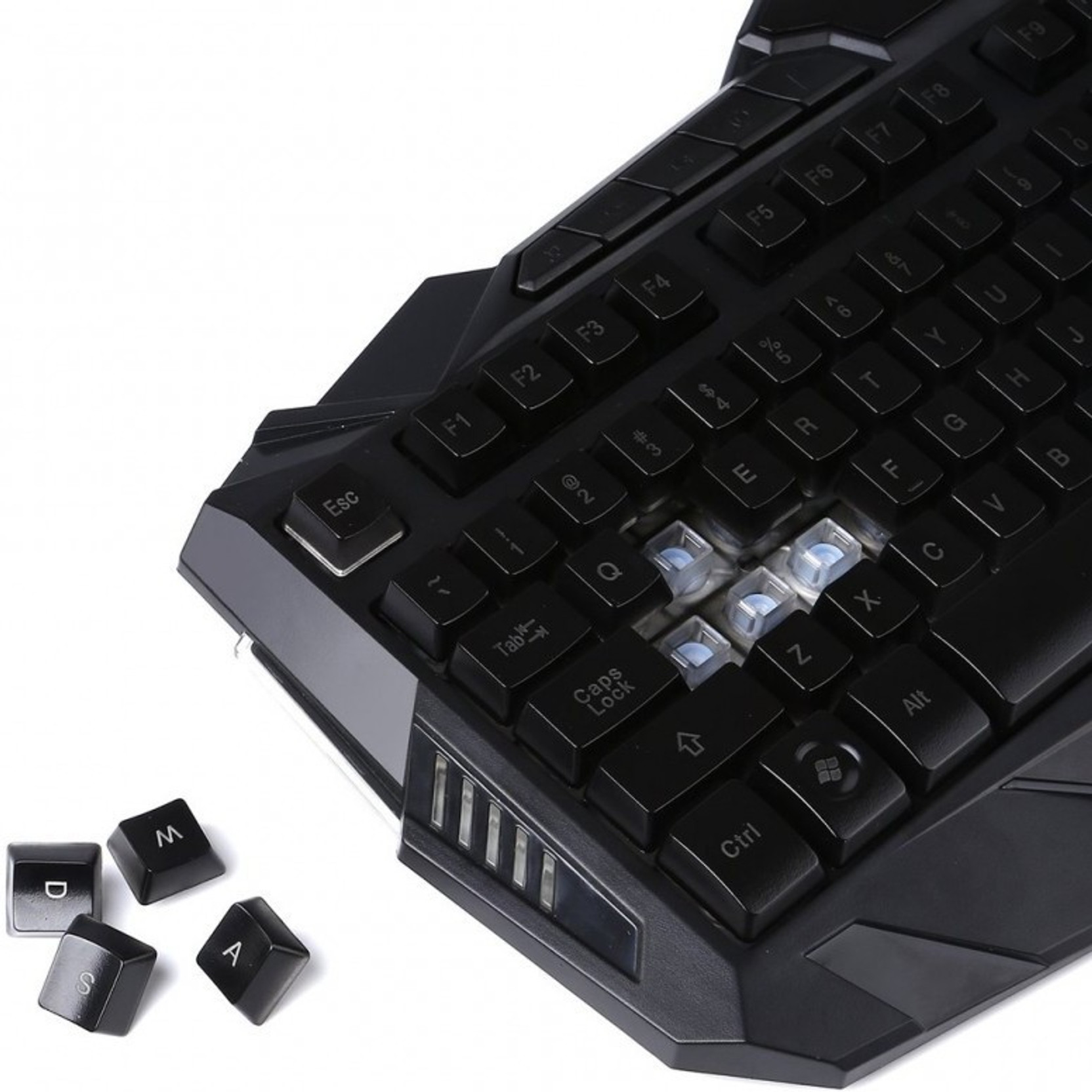 MARVO Scorpion Black Light Wired Gaming Keyboard and Mouse Combo Wired ...