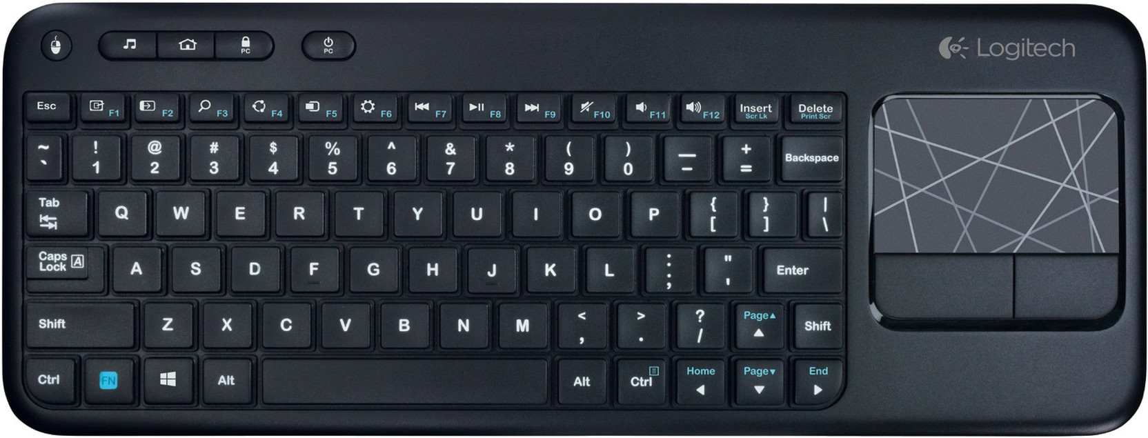 Logitech K400r wireless touch keyboard - Logitech : Flipkart.com