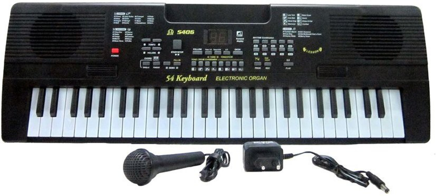 V.T. 54-Keys Electronic Keyboard with Microphone & Led Display Price in ...