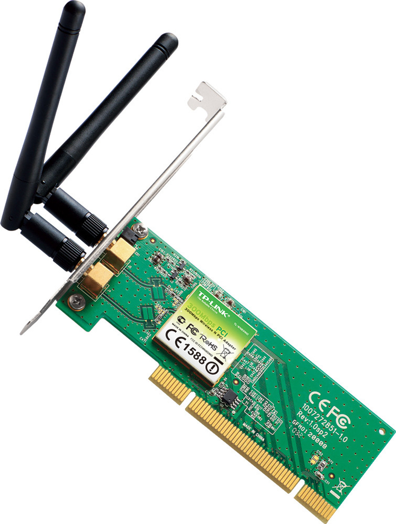 TP-Link TL-WN851ND 300Mbps Wireless N PCI Network Interface Card - TP ...