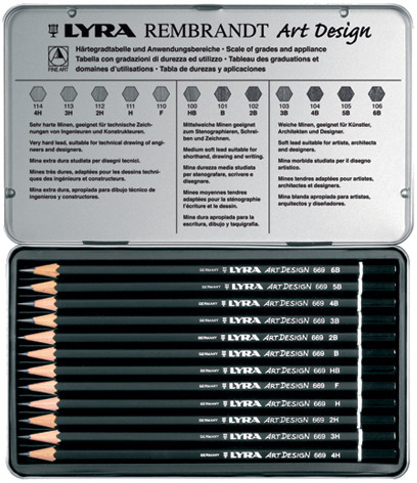 Flipkart.com | Lyra Rembrandt Art Design Pencils