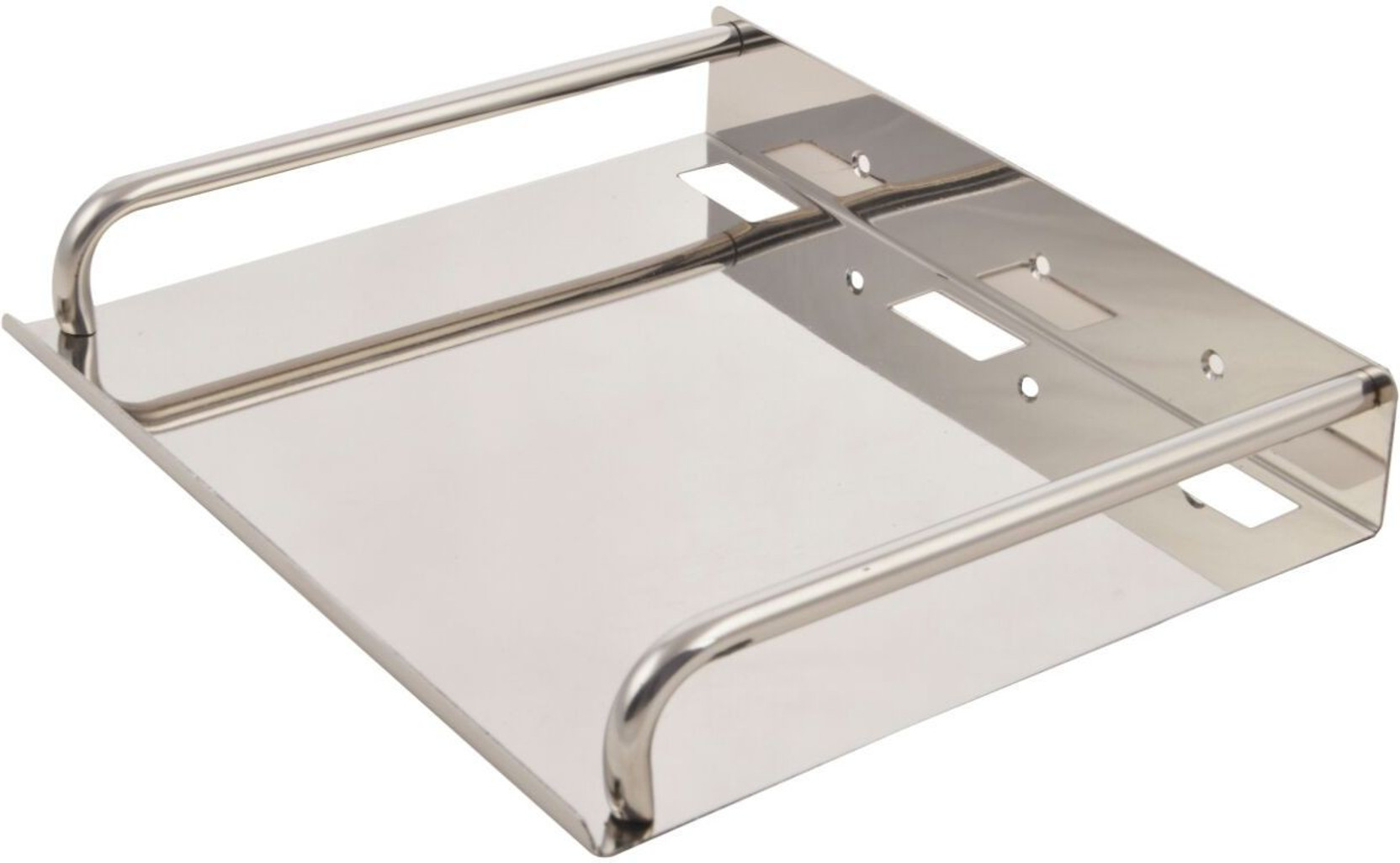 Sujal set up box stand 8x10 inch Stainless Steel Wall Shelf Price in ...