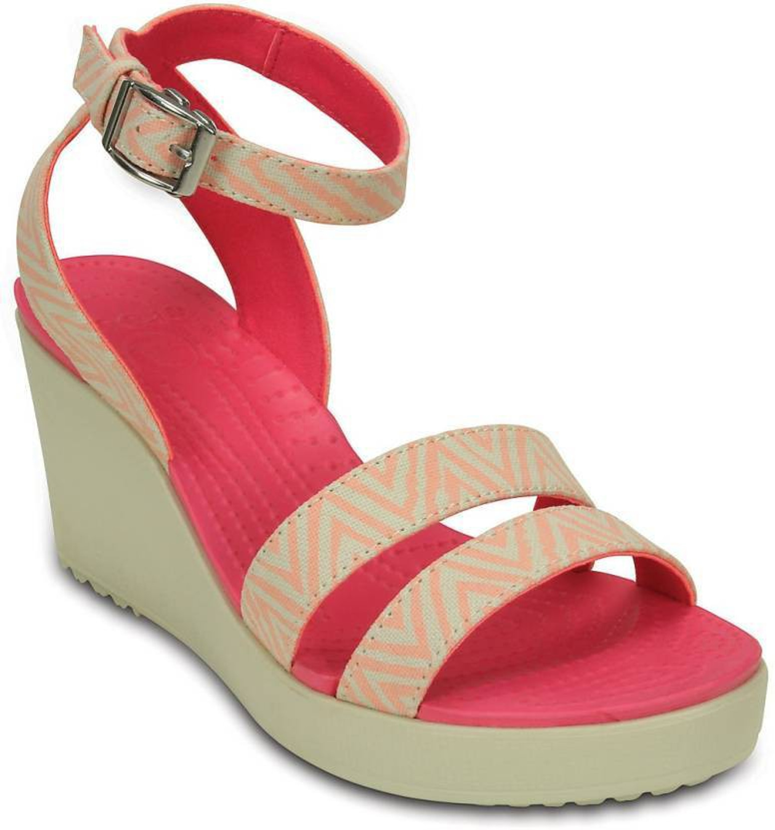 Crocs Women Melon/Stucco Wedges - Buy Orange Color Crocs Women Melon ...