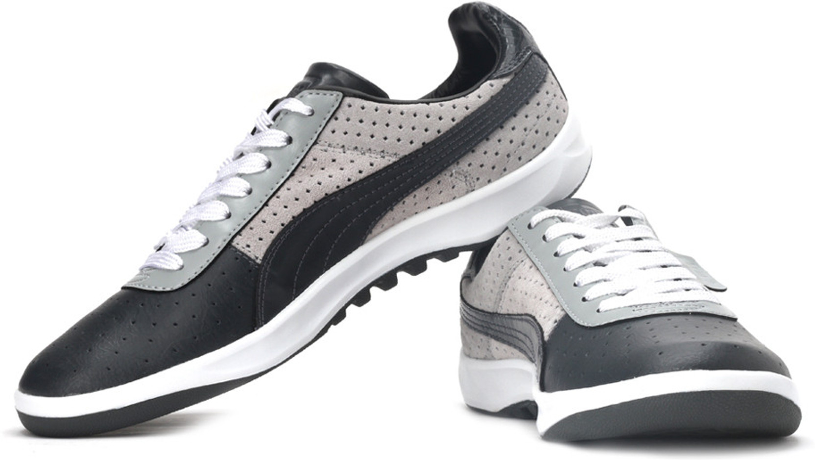 Puma G. Vilas Urban Statement Sneakers - Buy Black, Limestone Grey ...