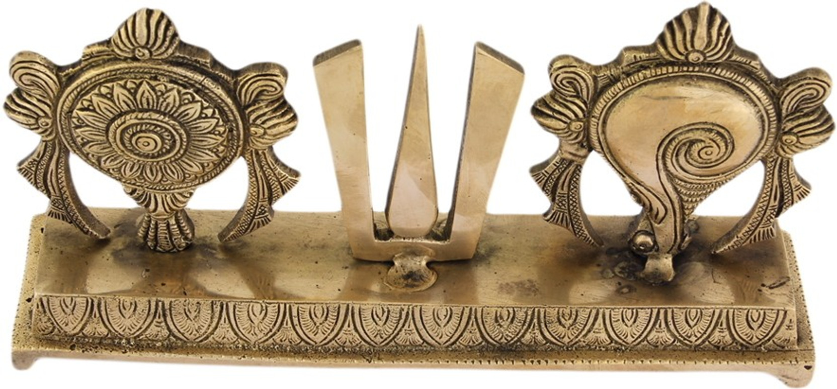 Priyakala Sanctum Inspired Vishnu Naama-Shanka-Chakra Showpiece - 10.16 ...