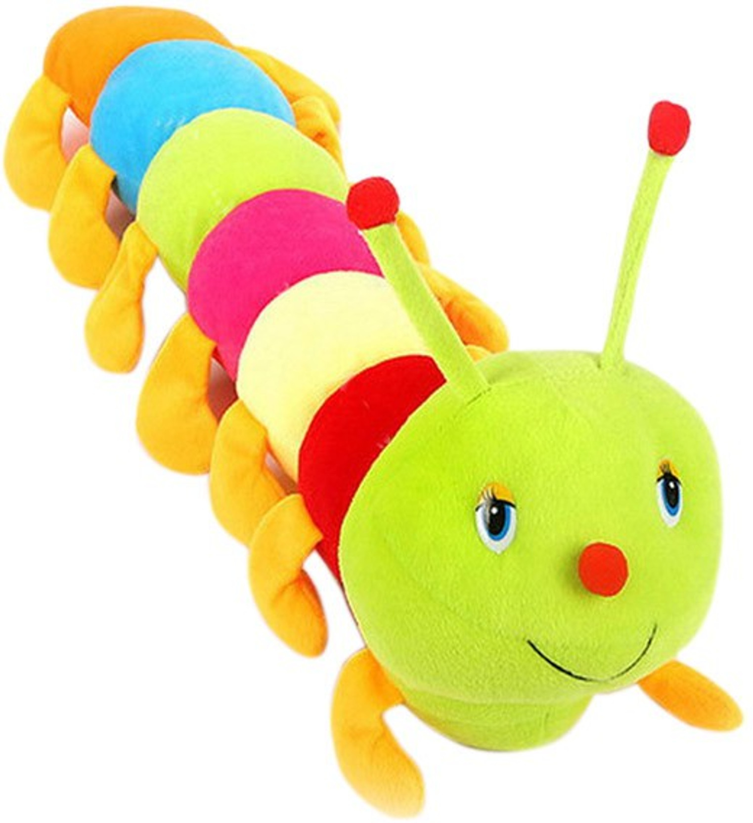 Deals India Cute Colorful Caterpillar Soft Toy - 21.6535 inch - Cute ...