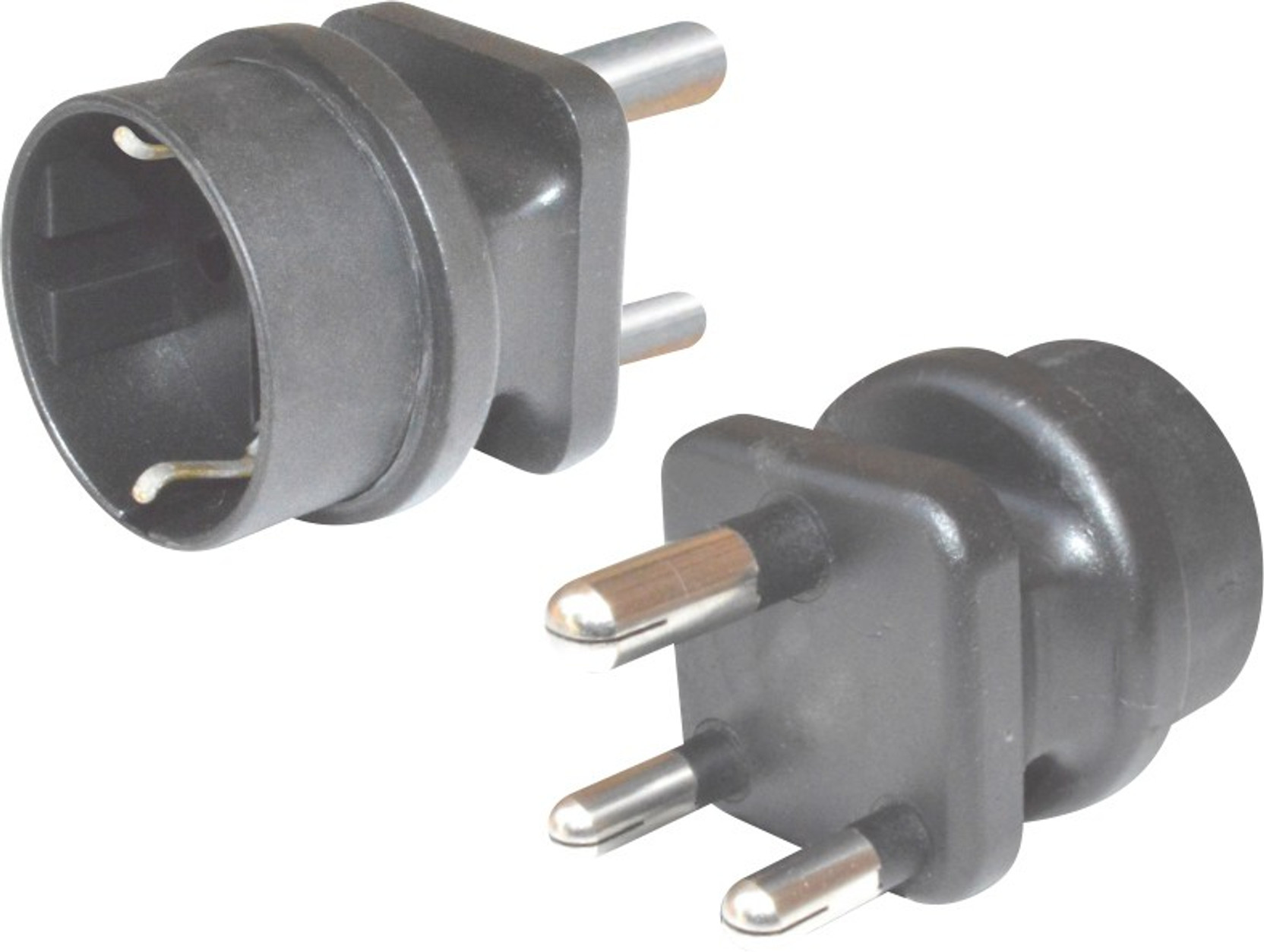 MX MX Indian Plug To Europe Schuko Socket Adaptor - 15 Amp Worldwide ...