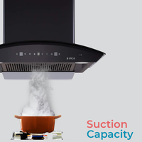 Elica FLCG 600 HAC LTW MS NERO Auto Clean Wall Mounted Chimney Price in ...