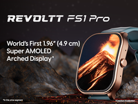 Fastrack Revoltt FS1 Pro|World's First,1.96" Super AMOLED|Highest Resolution|BT Calling ...