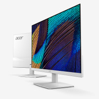 Acer 27 inch Full HD LED Backlit IPS Panel White Colour Monitor (HA270 ...