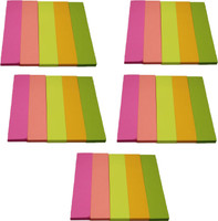 champcool Sticky Notes Mini Text Highlighter Strips (size 7.6 cmX 1.5 ...