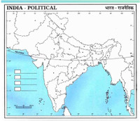 imtion (. 50 Pcs Map of India - Political map ) Updated Outline Bharat ...