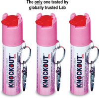 Knockout Self Defence Pepper Spray for women safety(Pack of 3) Pepper ...