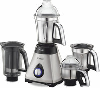 Preethi Steel SupremeMG-208 750 W Mixer Grinder (4 Jars, Silver/Black ...
