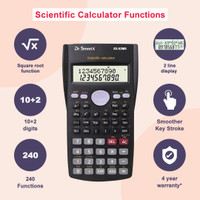 Dr SmartX 240 Functions Scientific calculator for Engineering & College ...