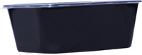 Food Parcel Box Plastic Utility Container - 1200(Pack of 500, Black ...