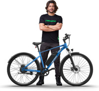 EMotorad X1 Blue 7.65 aH with mudguard and light 27.5 inches Single ...