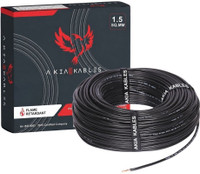 AKIA KABLES 1.5 Sqmm Electrical Wire|45m|Single Core|Copper|FR PVC ...