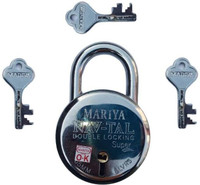 mariya Locks, Padlocks, Door Locks 65MM- 8 Levers, Double Locking ...