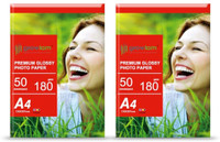 Growlam Super Series 50 Sheets A4 Size Photo Paper – Water Proof ...