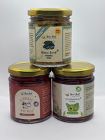 Spice Boat Amla Pickle, Bitter Gourd Pickle and Garlic Pickle Combo ...
