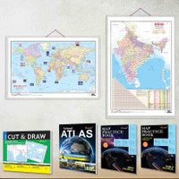 India POLITICAL - MAP PRACTICE BOOK, WORLD POLITICAL - MAP PRACTICE ...