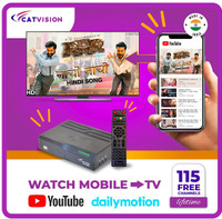 Catvision Wifi Set Top Box DD FreeDish DTH MPEG4 HD Set Top Box for 115 ...