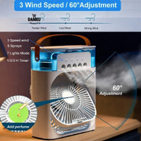 wealthvision enterprises Portable Mini Air Cooler Fan with Water Tank ...