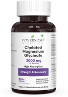Powernosh Magnesium Glycinate 2000 mg Tablets for Recovery & Sleep(60 ...