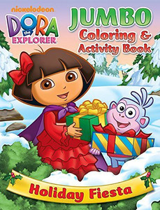 dora coloring pages christmas