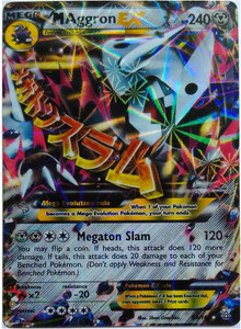 Pokemon Aggron Mega Evolution Card