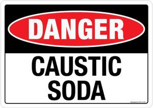 Caustic Soda Sign