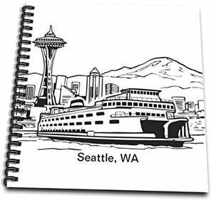 coloring pages space needle