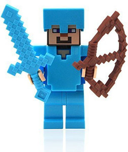 Minecraft Steve Diamond Armor Drawing