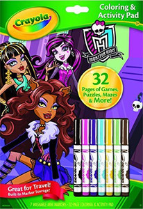 crayola monster high coloring pages