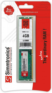 4GB RAM - Buy 4 GB DDR2, DDR3, DDR4 RAM Online for Computer | Flipkart.com