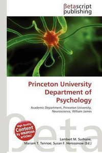Chair Of Psychology At Princeton