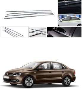 PRTEK Lower Window Garnish Chrome Set of 4 Compatible with 009 Chrome Volkswagen Vento Side Garnish Price in India Buy PRTEK Lower Window Garnish Chrome Set of 4 Compatible with 009