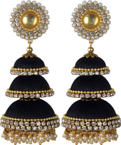 Silk Thread Jhumkas - Buy Silk Thread Jhumkas online at Best Prices in ...