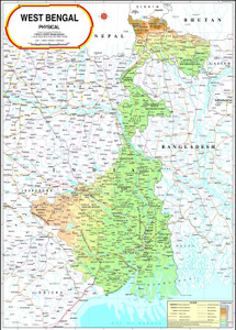 Physical Map Of West Bengal Tutorial 05: Geographical Features Of West