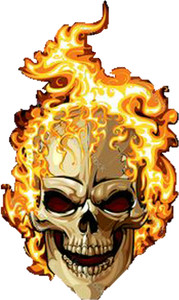 Ghost Rider Face Ghost Rider Wolverine Hulk Johnny Blaze, Ghost Rider
