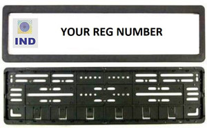 High security car number plate frame folding for car store
